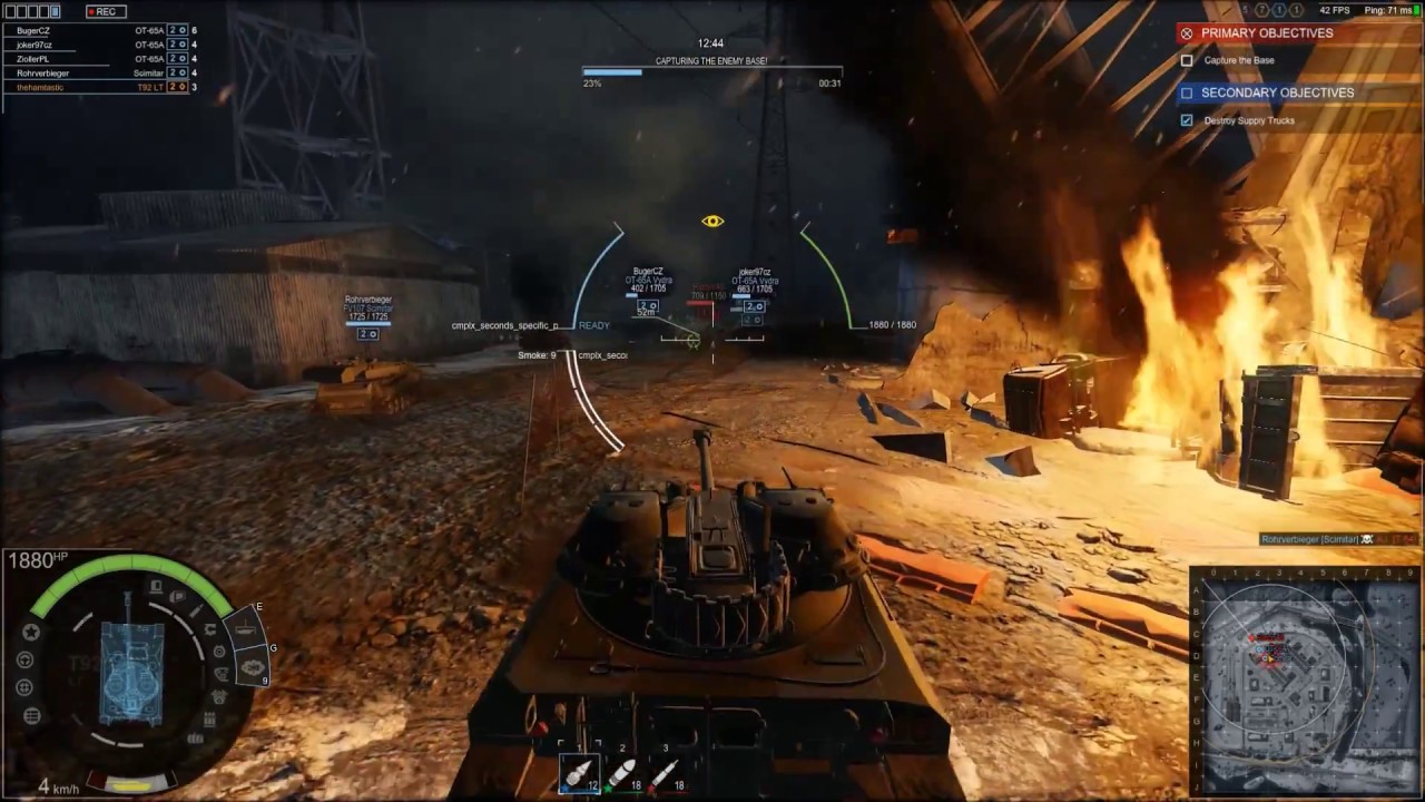 Armored warfare T92 LT - YouTube