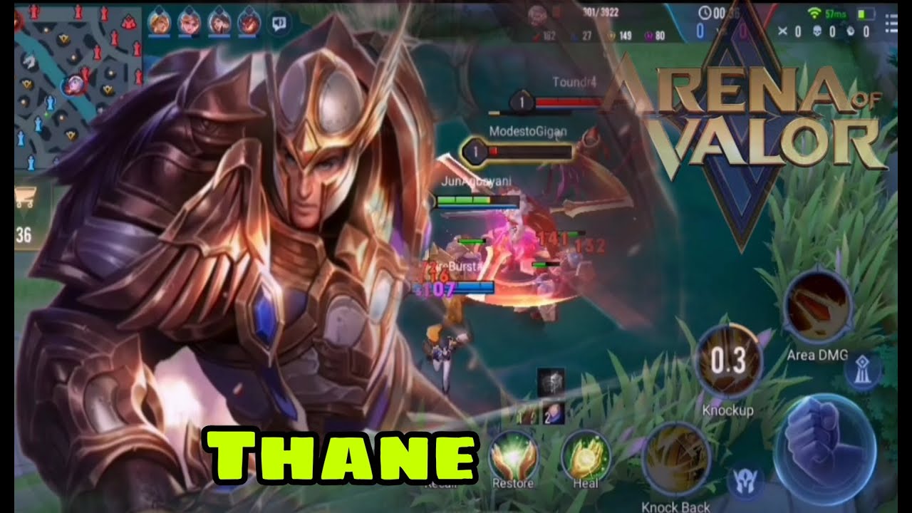 Arena of Valor || THANE The Tank Samurai Legend - YouTube