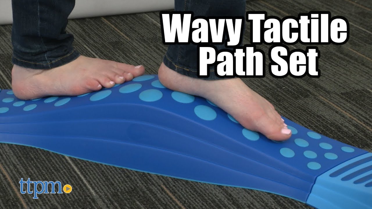 Wavy Tactile Path Set from WePlay - YouTube