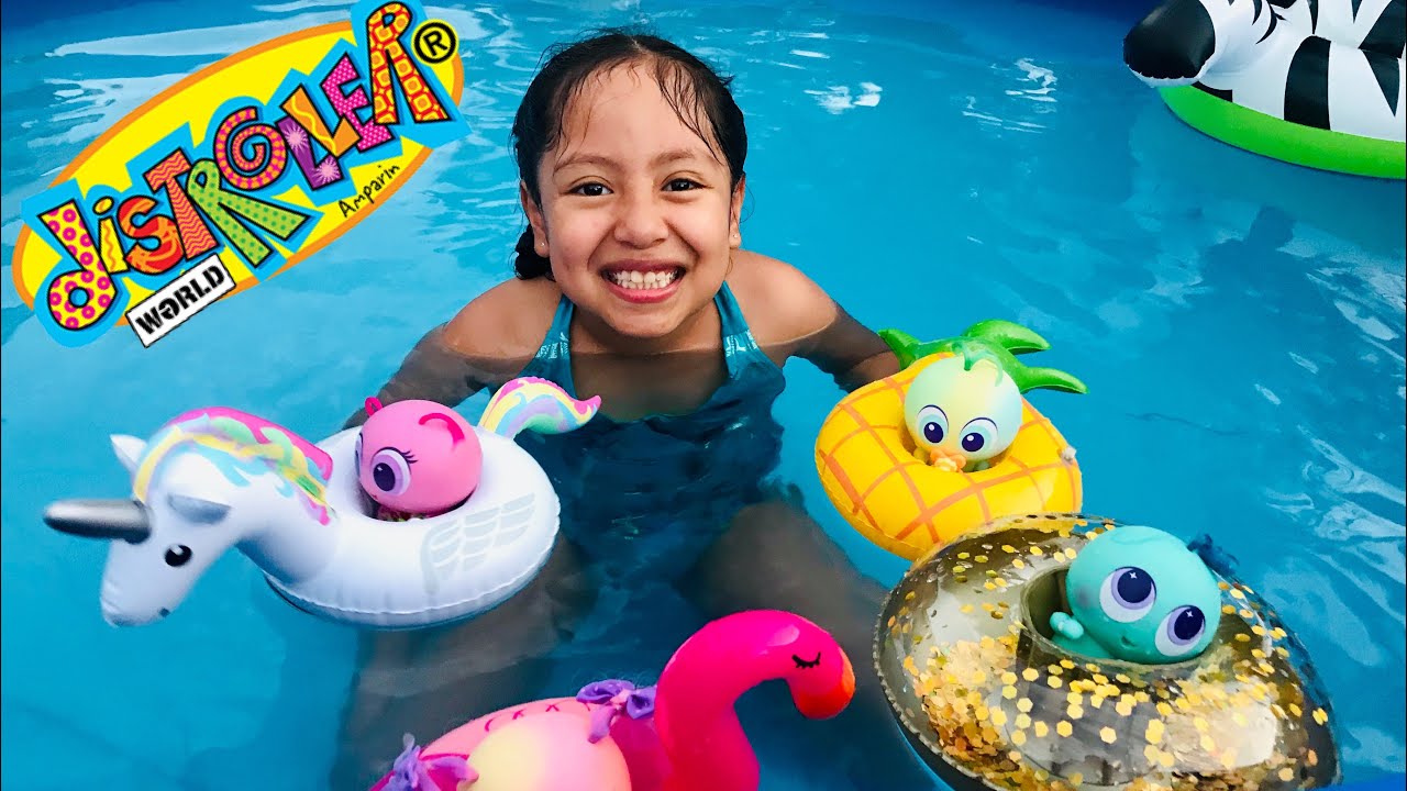 DISTROLLER WORLD! NEONATES BABIES RACE! NERLIES! - YouTube