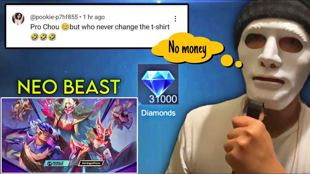 How much diamonds for Neo Beast skin Ling || Thanks mommy Vizta - YouTube