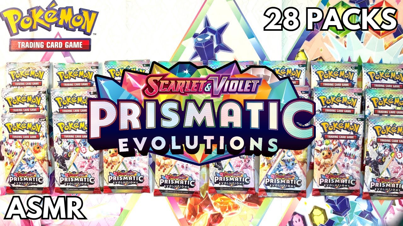 Opening Prismatic Evolutions Packs | Pokemon ASMR - YouTube