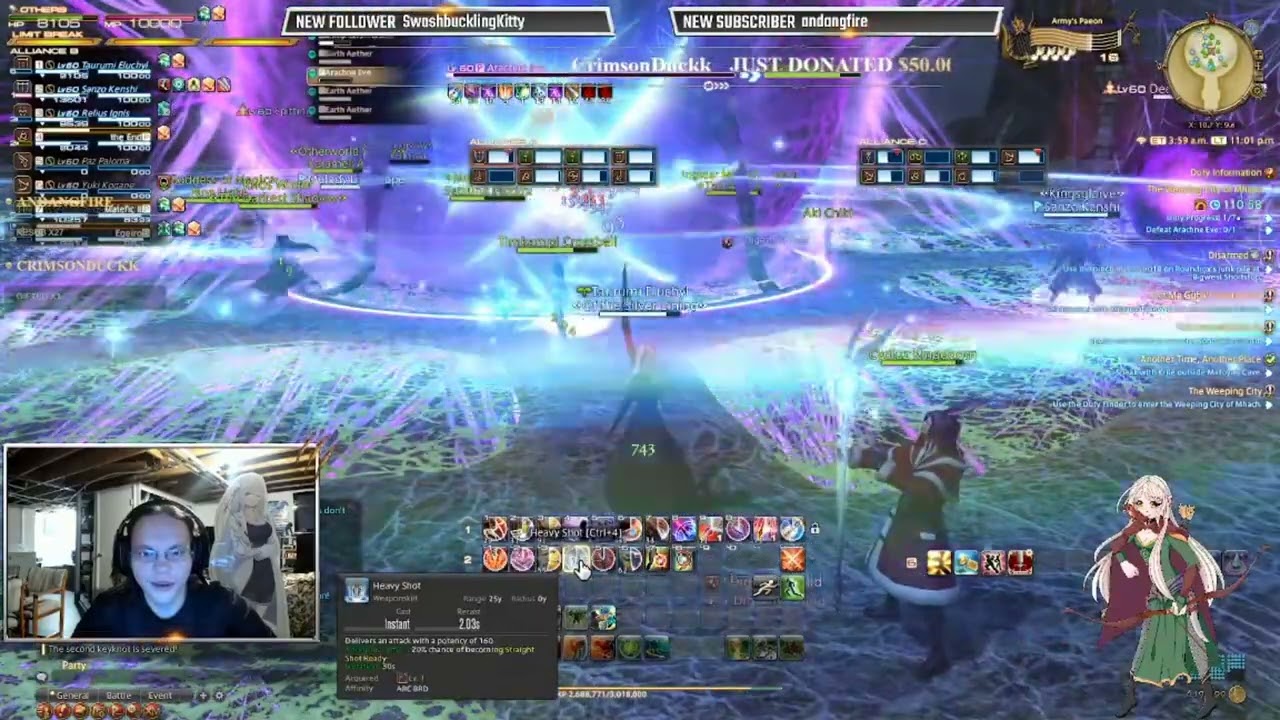 When a FFXIV raid turns into a giant meme... - YouTube