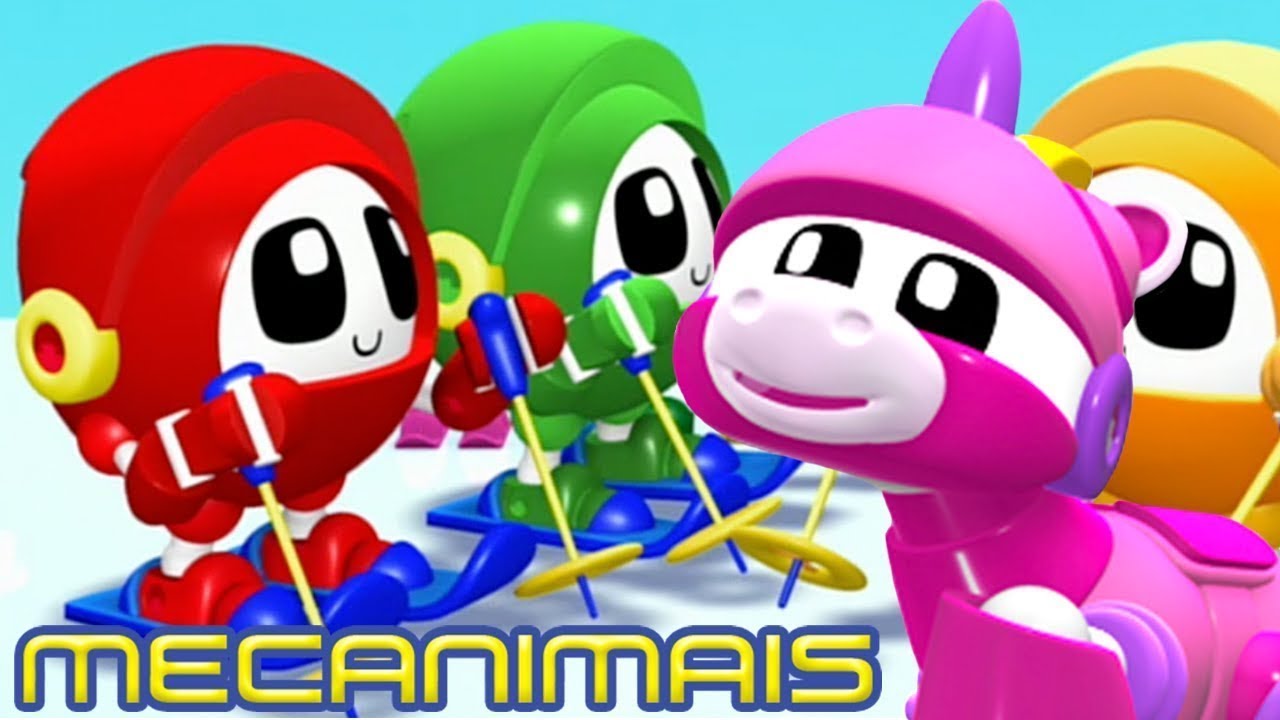 Mecanimais animação | 209 | Ilha das Mecana Ski-bolas | desenhos para ...