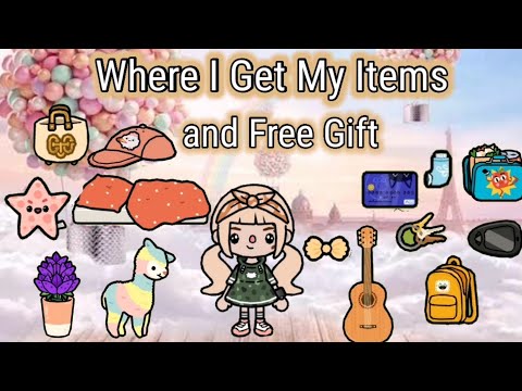 Where I Get My Items And Free Gift |Toca Life World|Toca Boca🌍 - YouTube