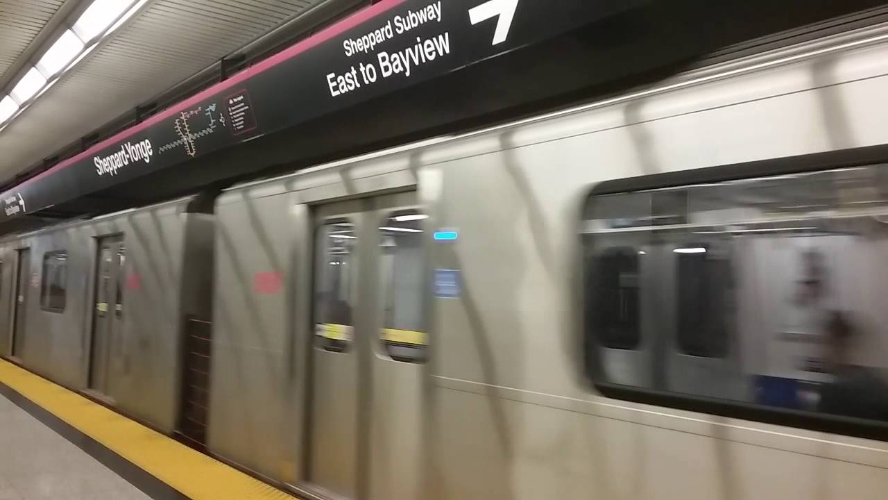 TTC Toronto Rocket - 6151-6156 Departing Sheppard Yonge (Line 4) - YouTube
