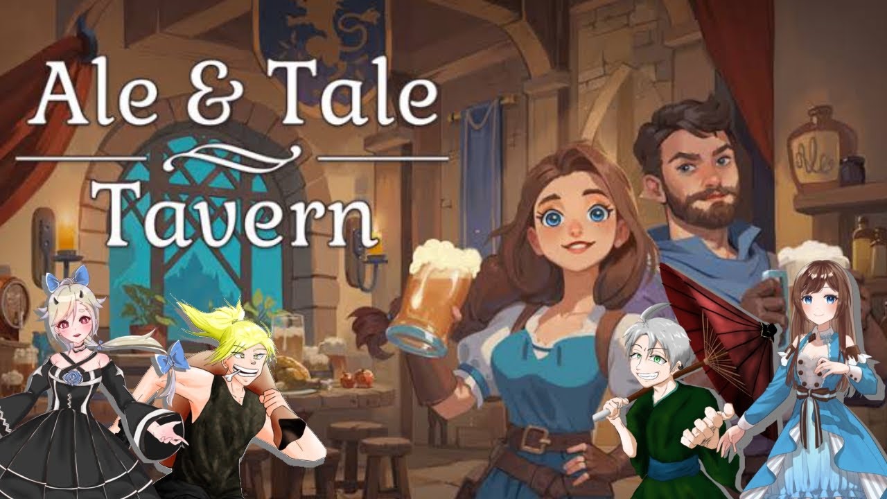 【4人実況】たまに客をリセットしてくれる敵はありがたい！【Ale and Tale Tavern】 - YouTube