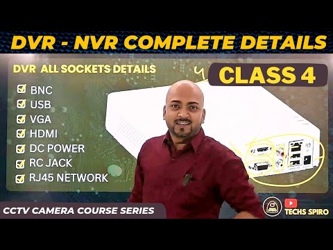 DVR NVR XVR Complete Details 🔥 CCTV Class 4 ⚡CCTV Camera Course ⚡ CCTV ...