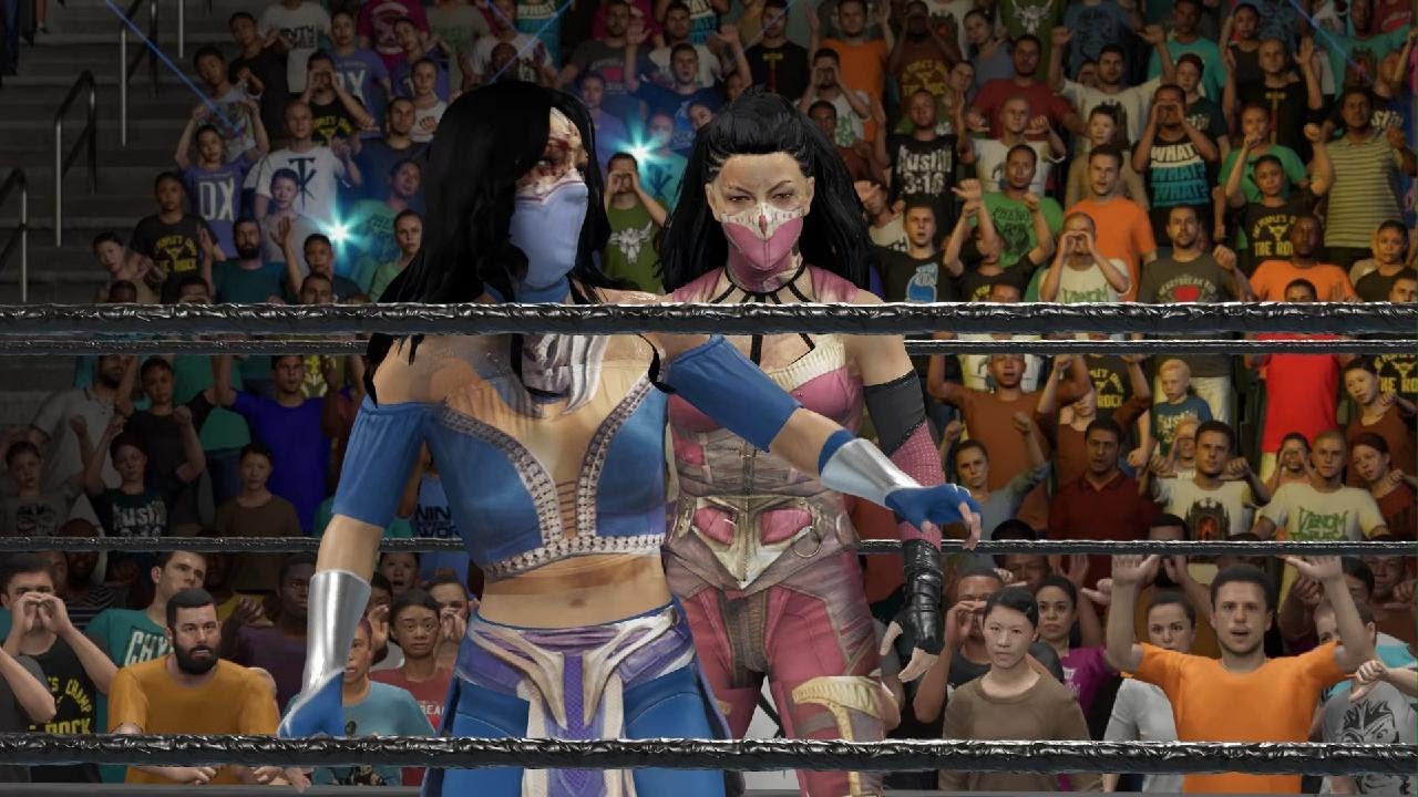 Kitana vs. Mileena... Mortal Kombat Casket Deathmatch!!! #wwe2k25 #wwe ...