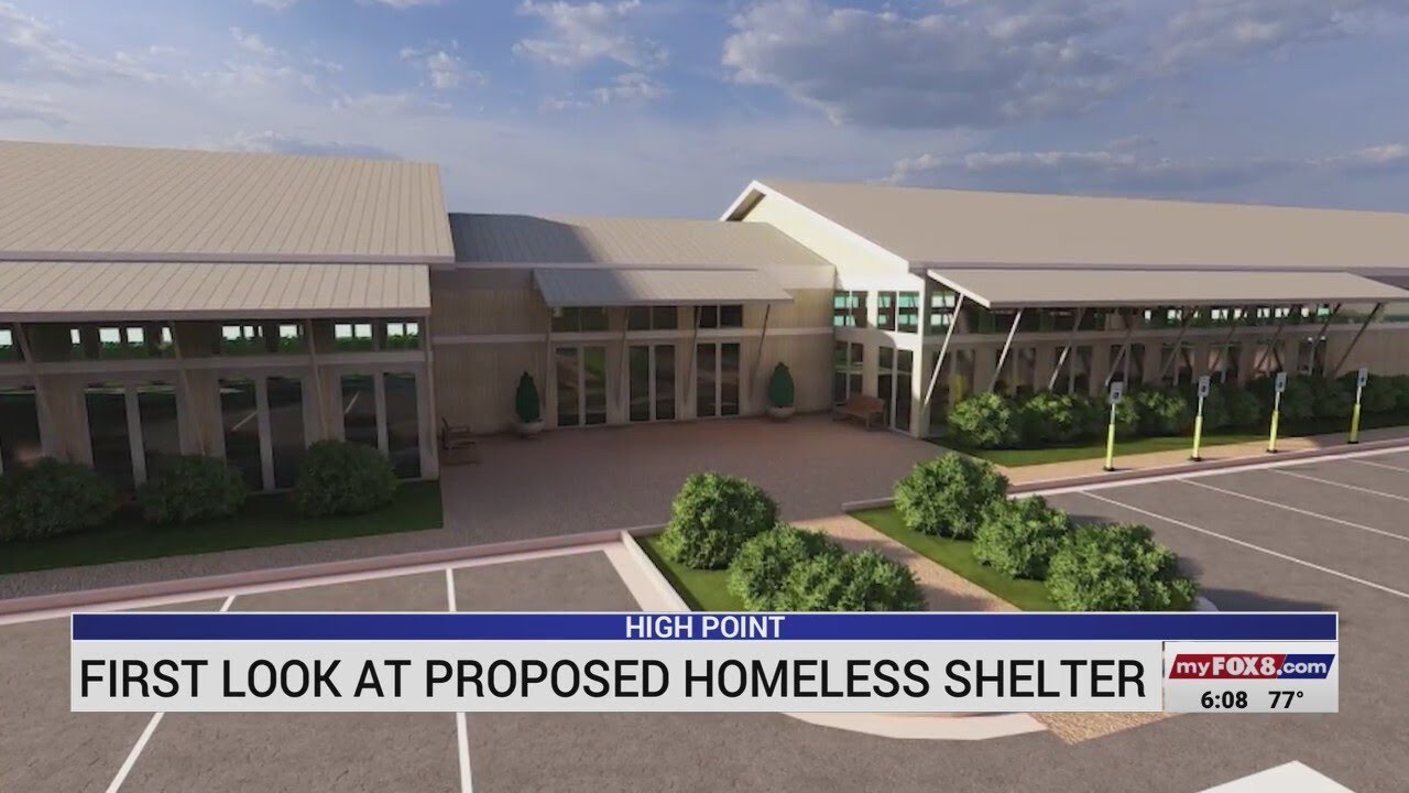 First look at proposed High Point homeless center - YouTube