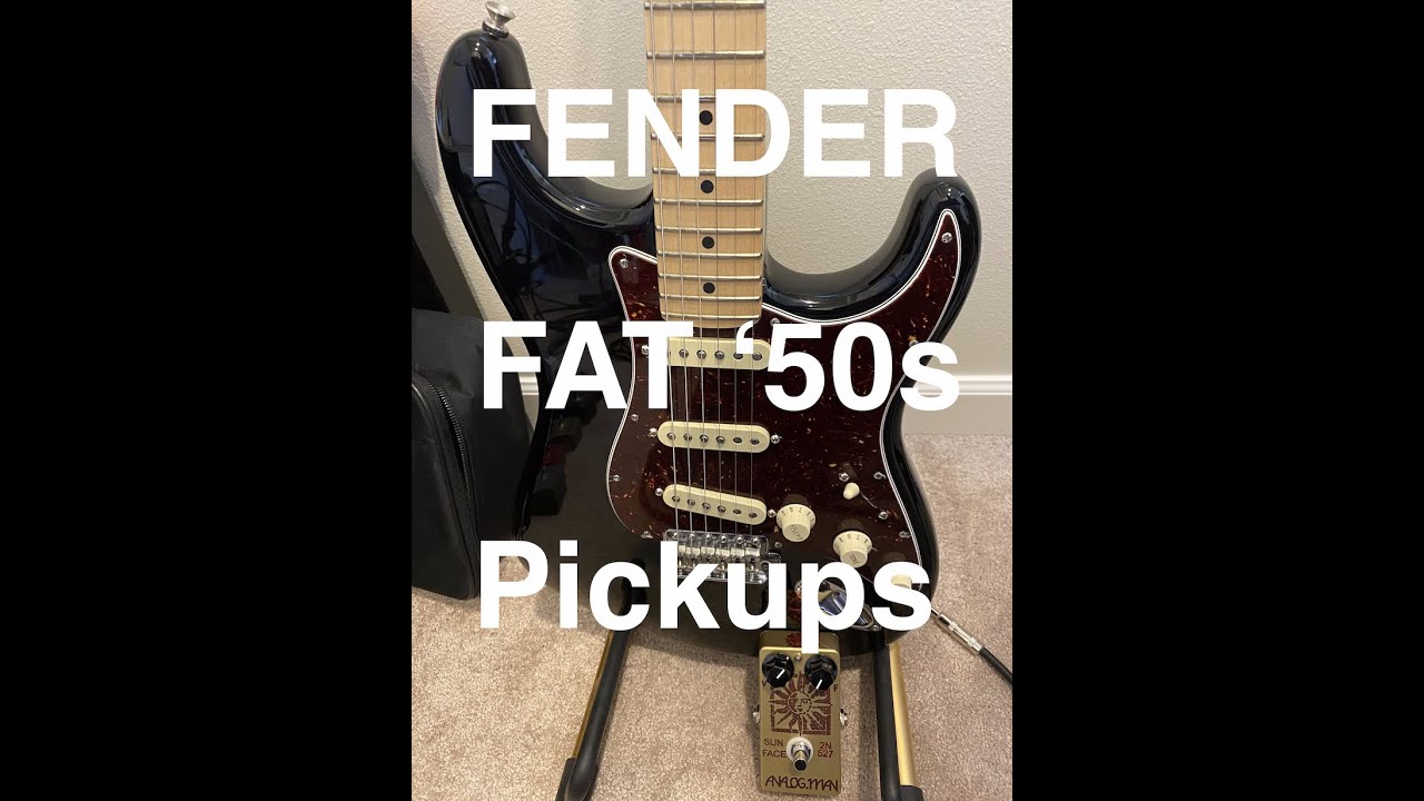Fender Fat '50s Strat Pickups - Demo - YouTube
