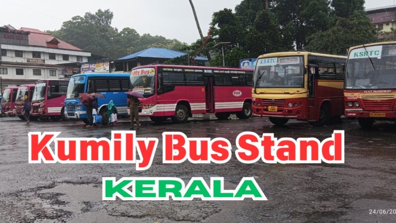 Mass entry into kerala border city kumily's Beautiful Bus Stand #travel ...