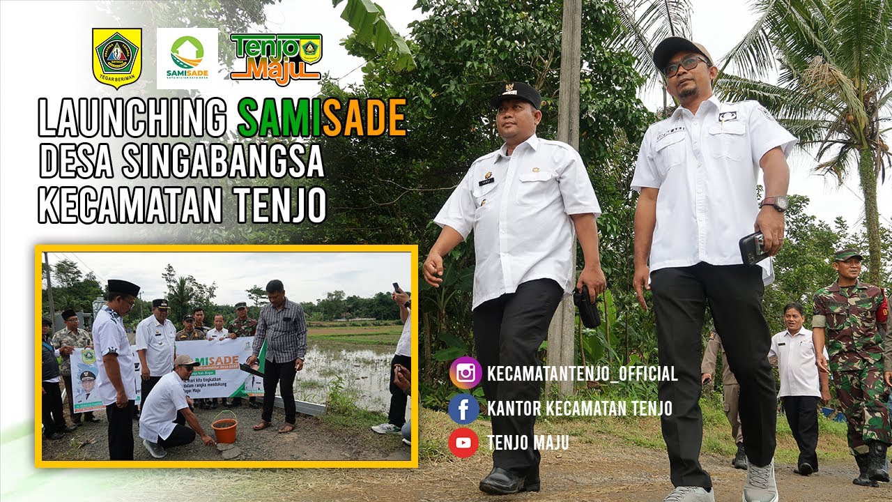 LAUNCHING SAMISADE DESA SINGABANGSA KECAMATAN TENJO - YouTube