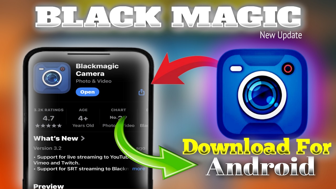 Blackmagic Camera Download Setting || How To Download Blackmagic Camera ...