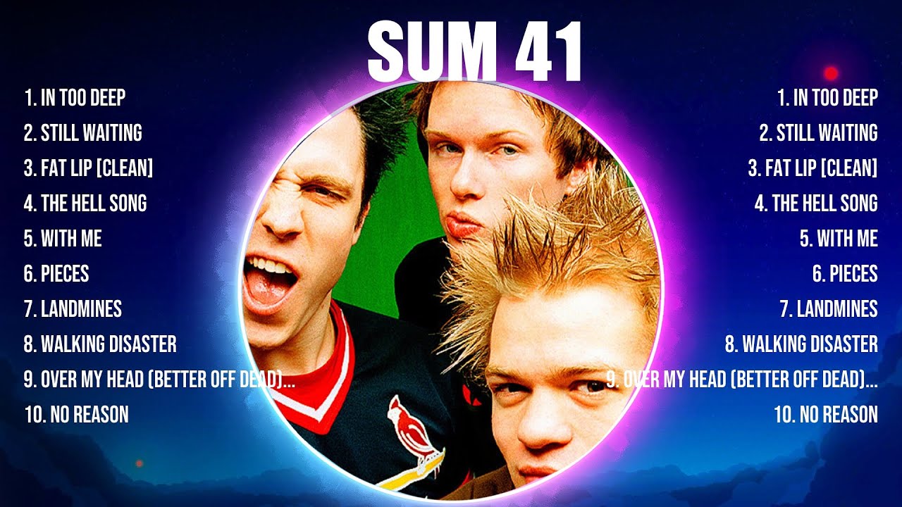 Sum 41 Top Hits Popular Songs - Top 10 Song Collection - YouTube