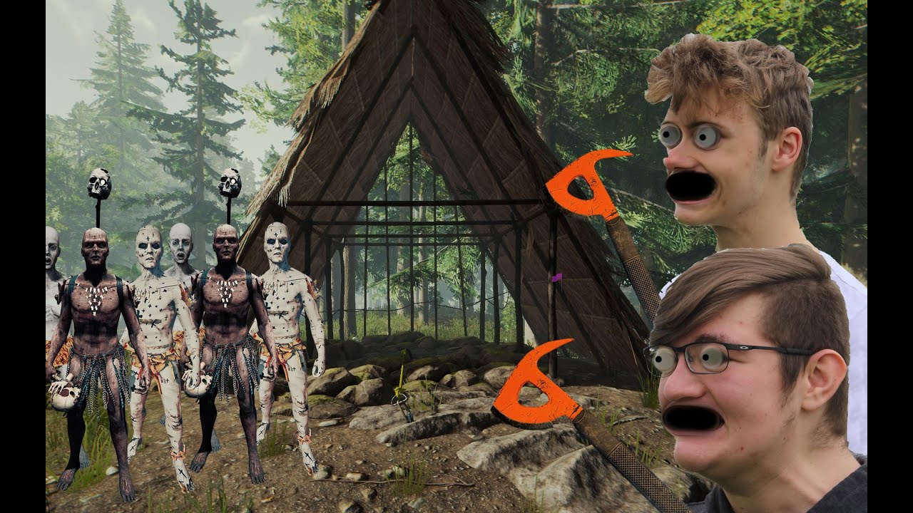 Raiding the Cannibals Camp!! (The Forest VR) pt2 - YouTube
