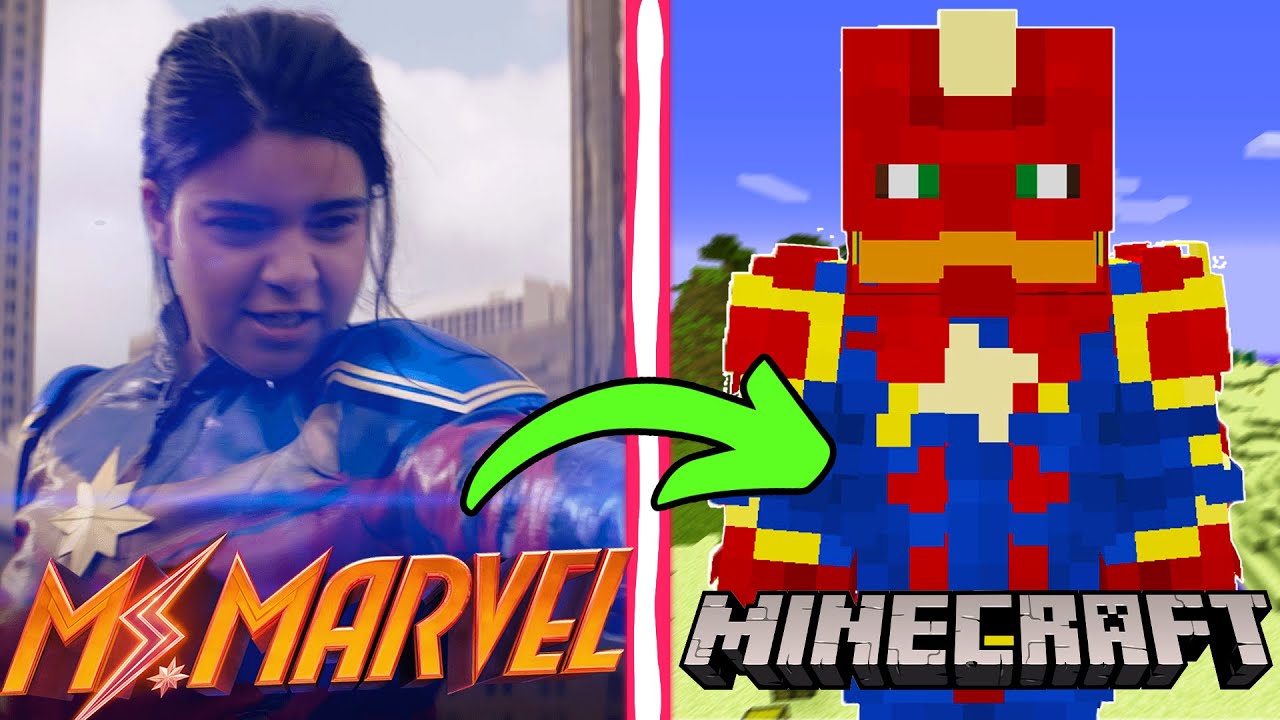 Minecraft Marvel Studios' Ms. Marvel mod! Superheroes mod! - YouTube