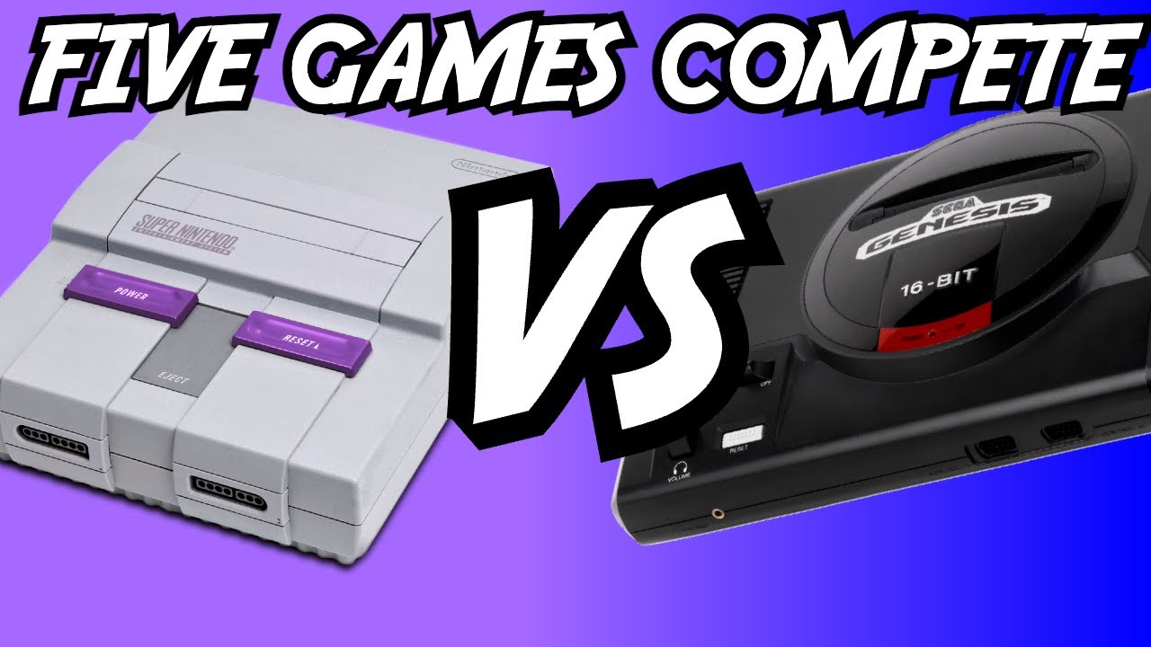 Comparing Five Games on the SNES and Genesis! - YouTube