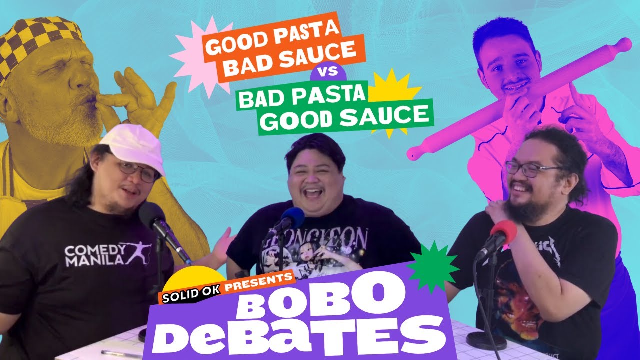 Bobo Debates | Ep. 8 - Good Pasta, Bad Sauce VS. Bad Pasta, Good Sauce ...