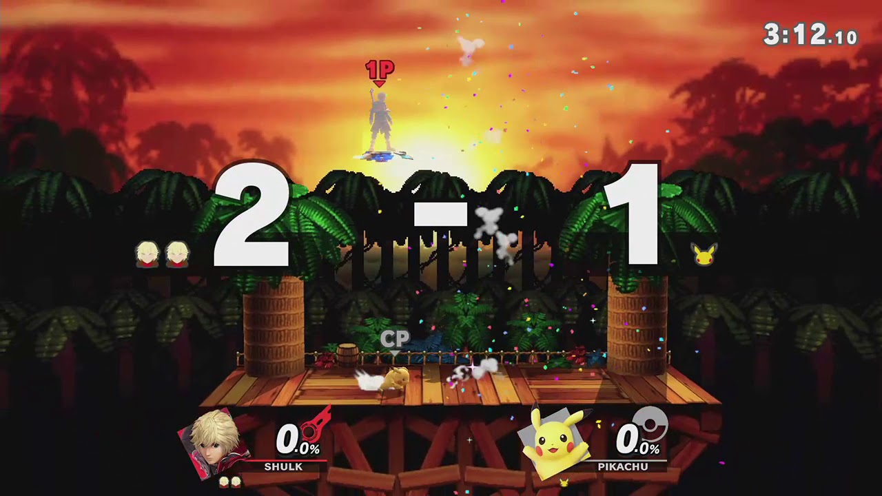 【RPa】大亂鬥SP Shulk(修爾克) vs Pikachu(皮卡丘) LV9 CPU - YouTube