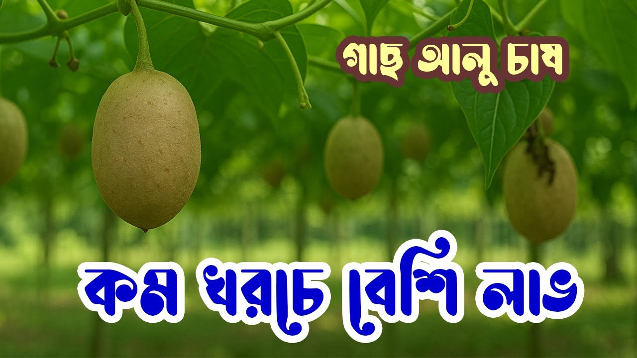 গাছ আলু চাষে ঝুঁকছেন চাষিরা | চাহিদা বেড়েছে মেটে আলুর | gach alu ...