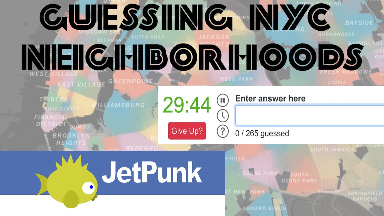 Guessing every neighborhood in New York City - YouTube