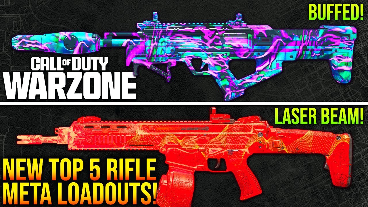 WARZONE: New TOP 5 BEST ASSAULT RIFLE META LOADOUTS After Update ...