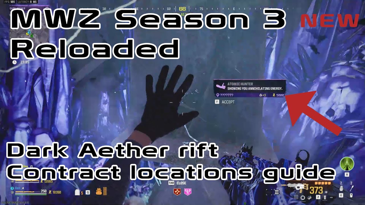 Contract locations GUIDE in the Dark Aether for Season 3 Reloaded | COD ...
