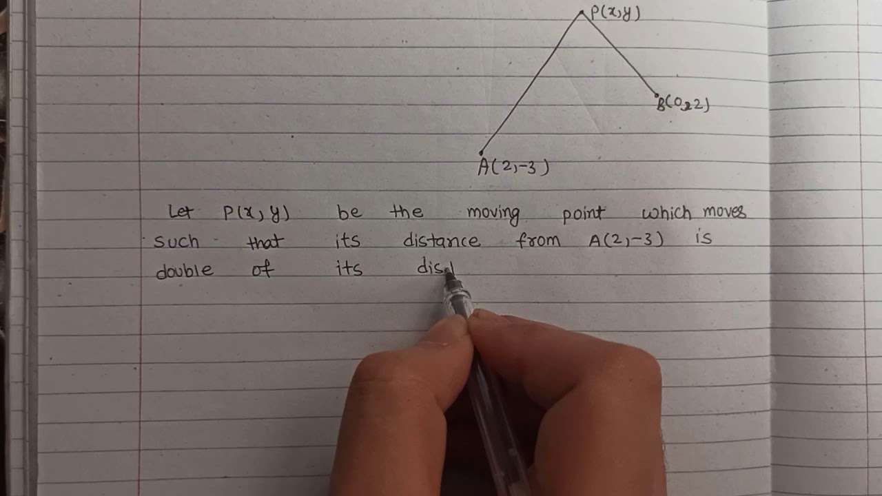 Locus of moving point long questions 2 - YouTube
