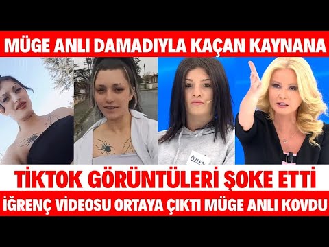 MÜGE ANLI ÖZLEM ÖZKAN'IN TİKTOK GÖRÜNTÜLERİ NİŞANLIM ANNEMİ HAMİLE BIRAKTI HERKES ŞOKE OLDU
