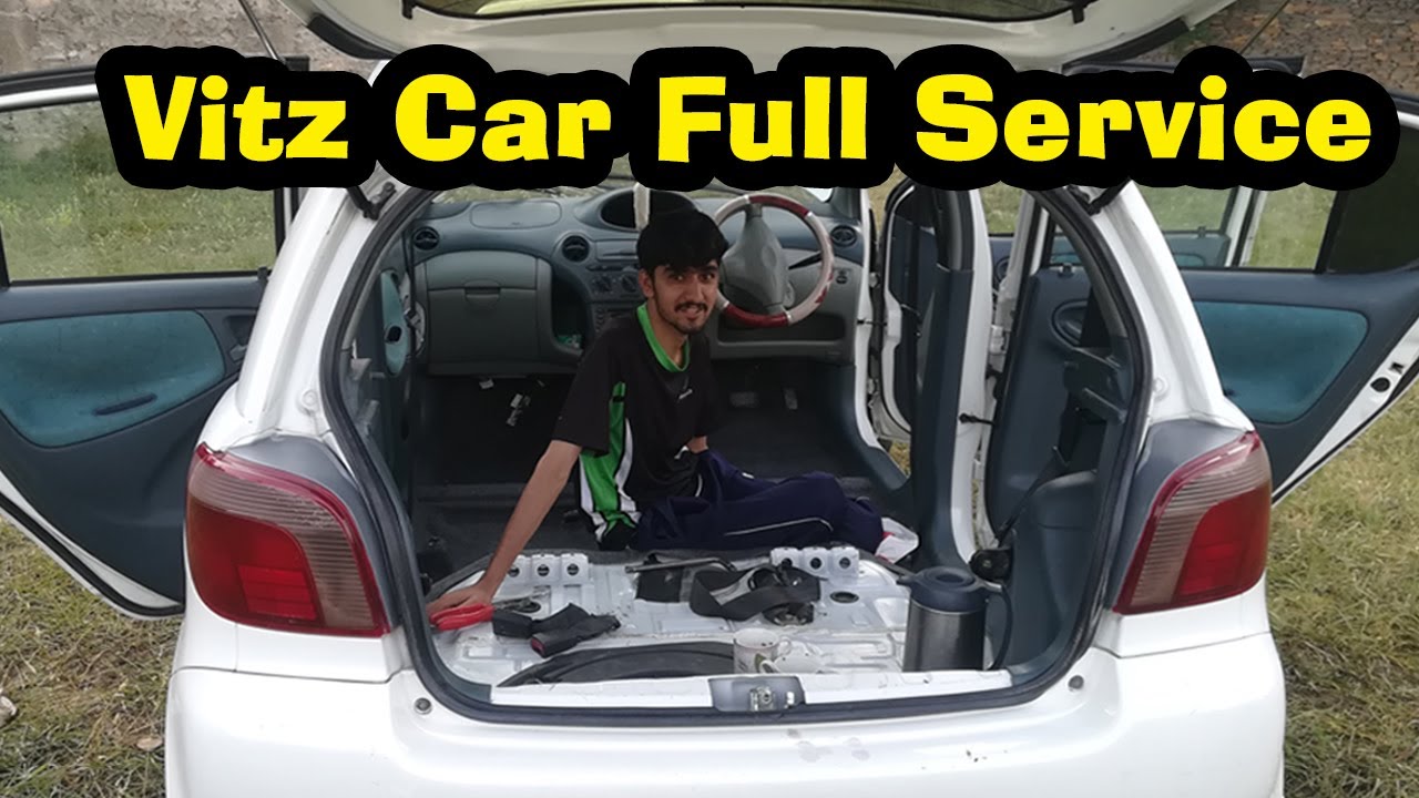 Toyota Vitz full service | Toyota Vitz | How to Open Complete Seats of ...