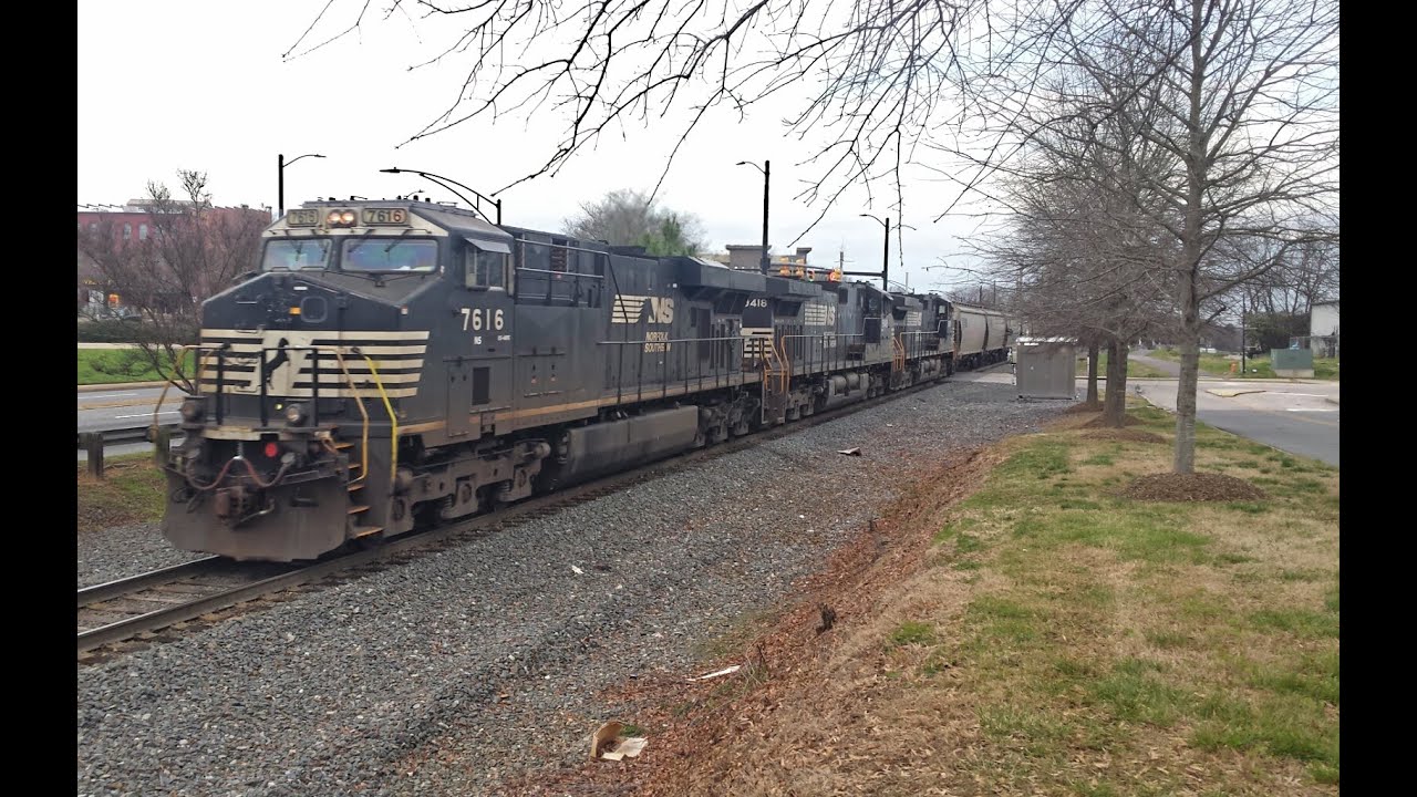 NS Corn Train 51V With NS Leader 7615 At Rock Hill SC On The NS R-Line ...