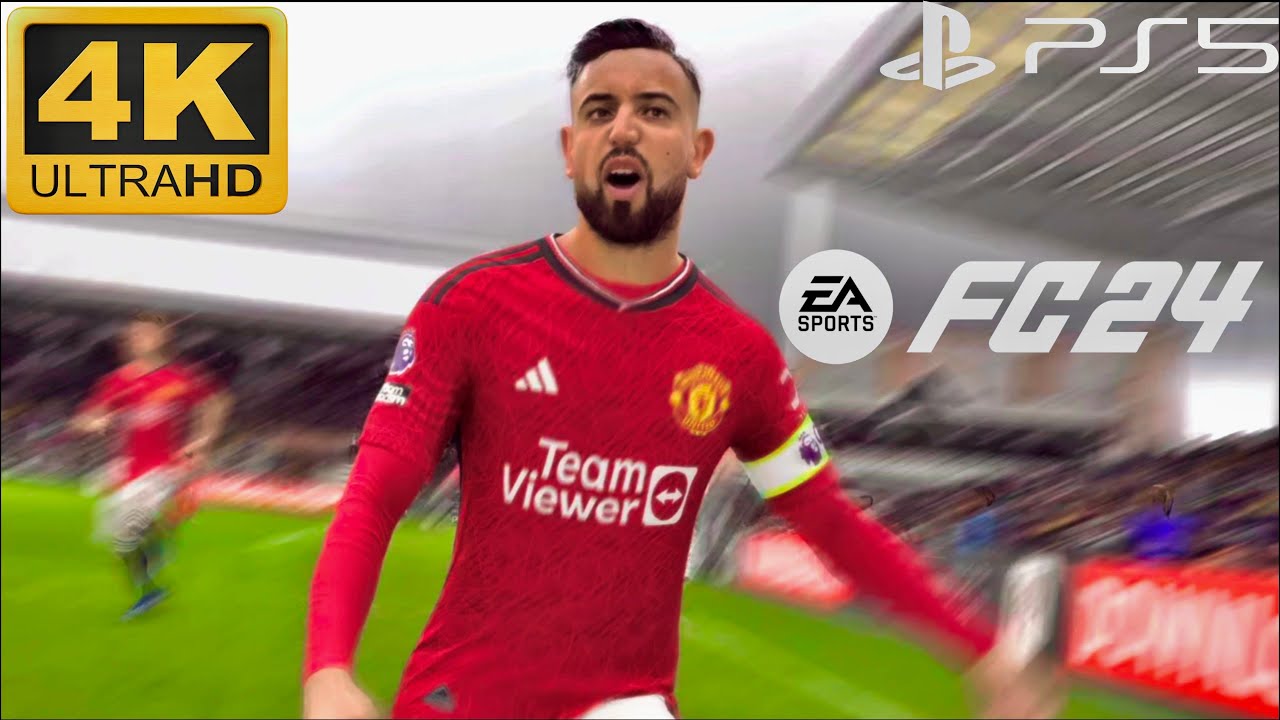 EA FC 24 Bruno Fernandes Last Minute Goal Celebration! - YouTube