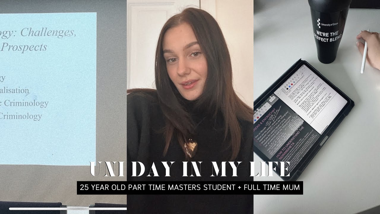 first day back at uni 🤍 part time masters student @ Essex uni + full ...