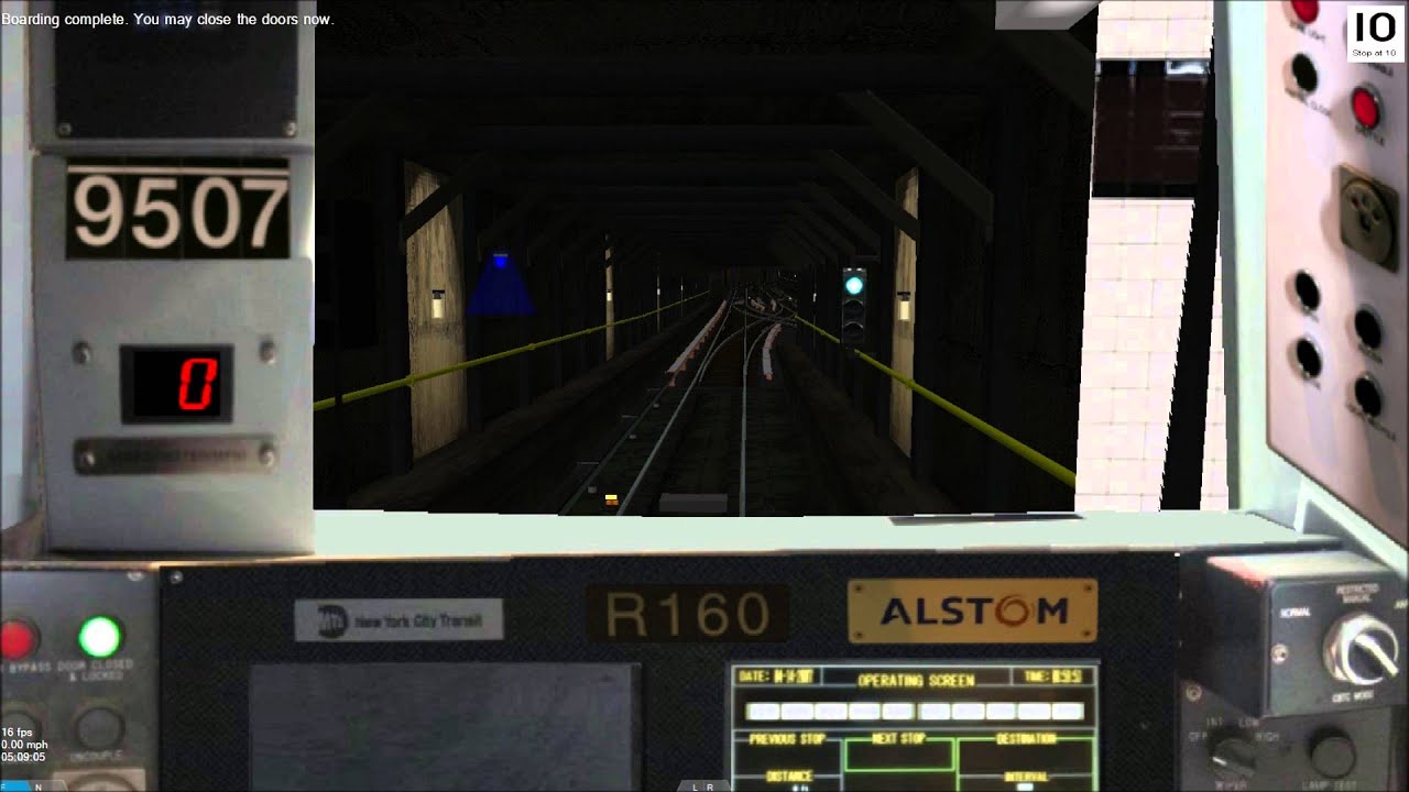 OpenBVE: R160 (D) via Concourse Express from 205th St to 145th St - YouTube