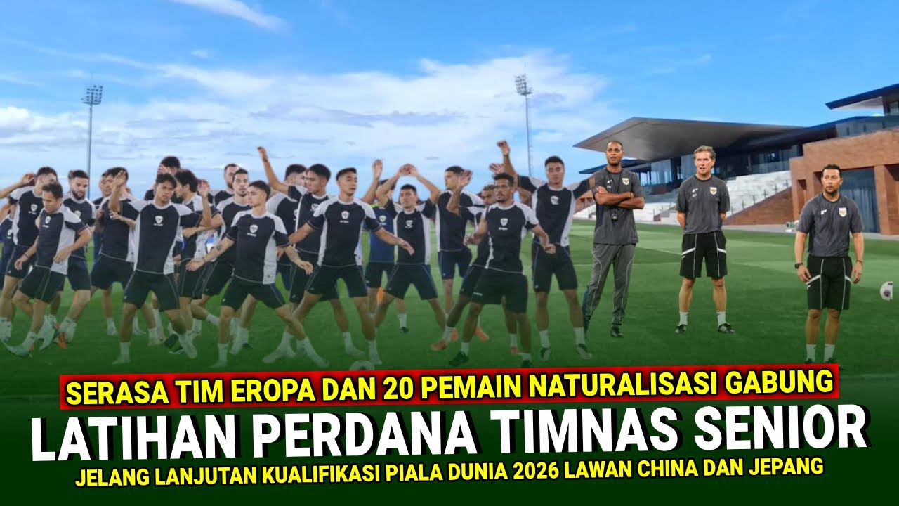🔴 SERASA TIM EROPA !! TC Perdana Timnas Indonesia 20 PEMAIN ...