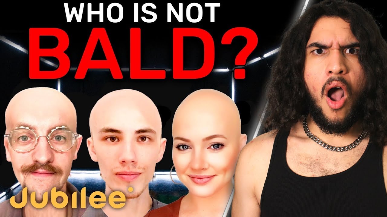 6 Haired People Vs 1 Bald Person - YouTube