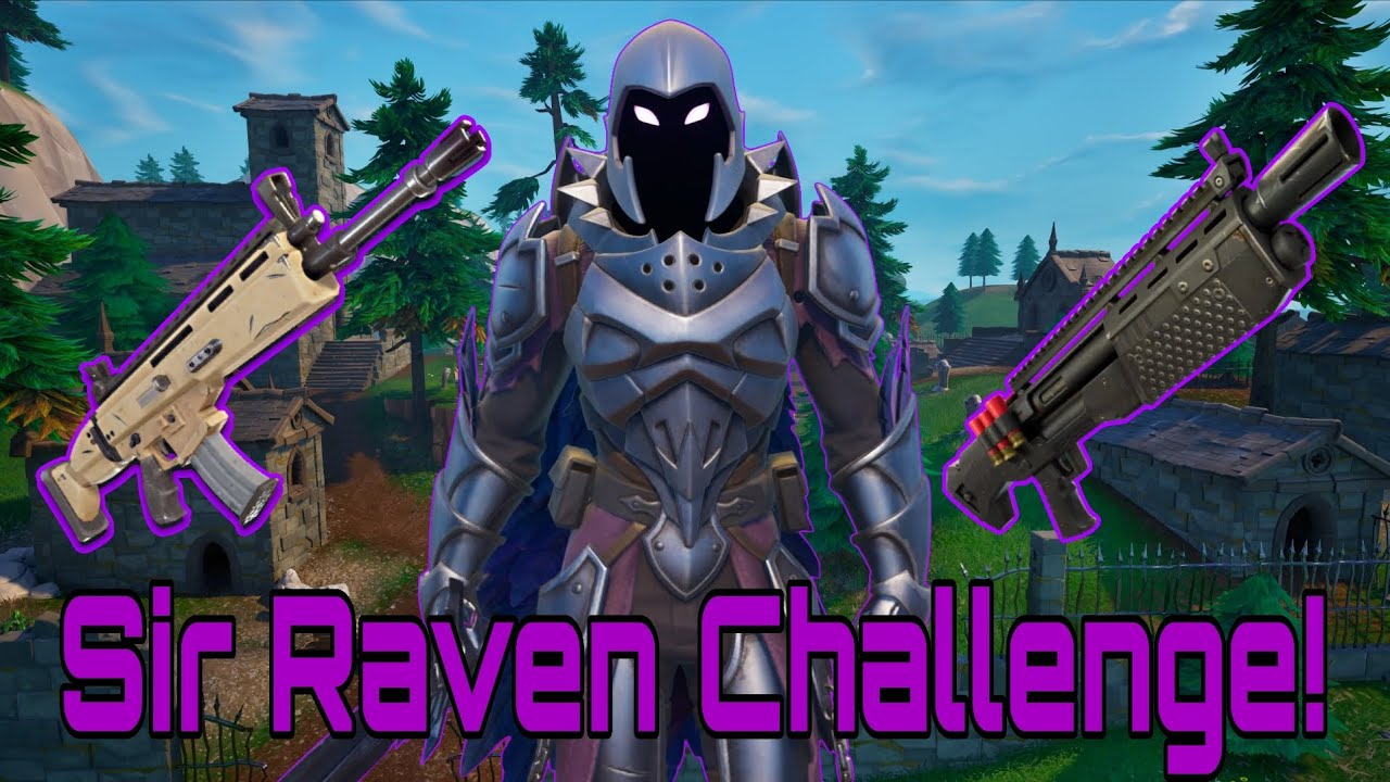 Fortnite: Sir Raven Challenge! - YouTube