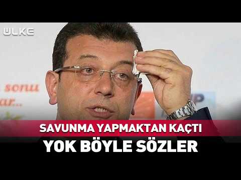 İmamoğlu Savunma Yapmaktan Kaçtı! Yok Böyle Sözler...