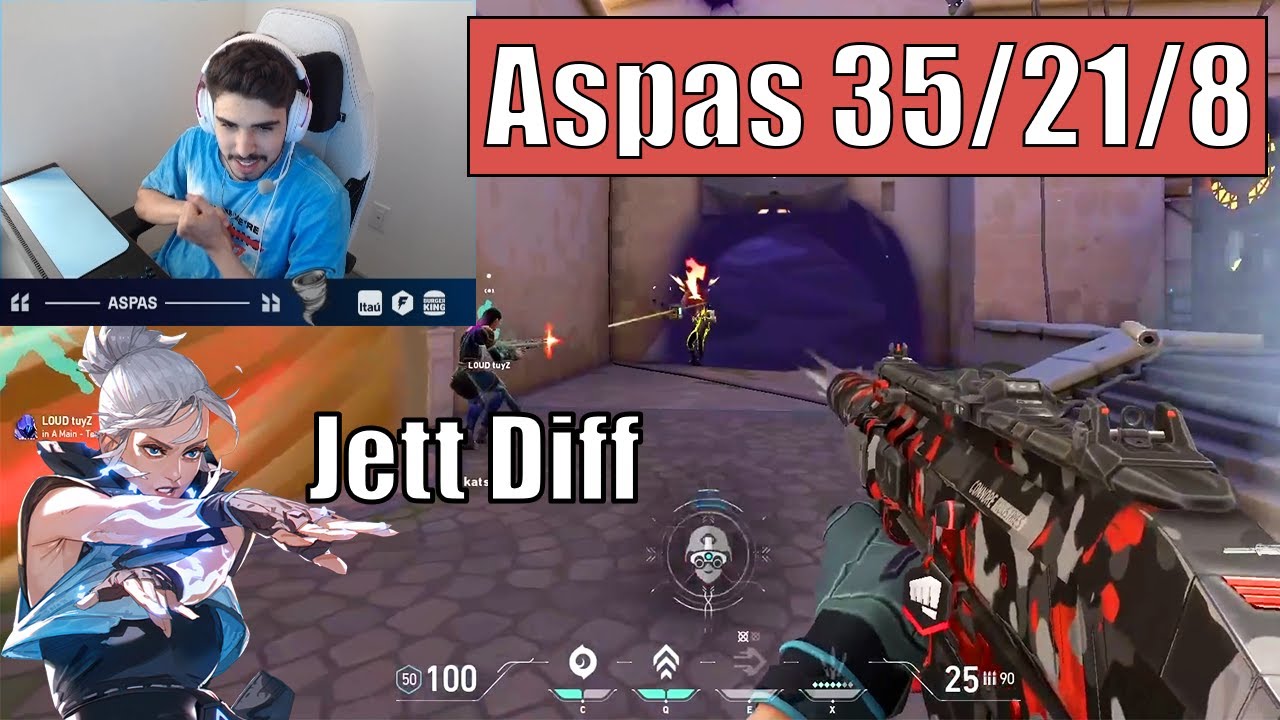 LOUD Aspas Smurfing In Immortal ft. LOUD tuyZ | In Ascent | On Jett ...