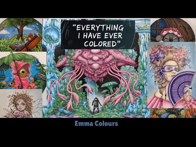 Color Coloring Pages Already Colored I Colored A GALAXY SCENE In The