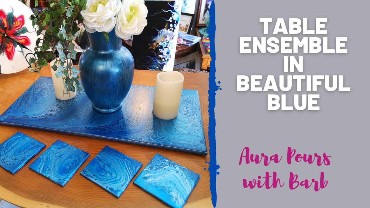 AURA 139 - Table Ensemble in Beautiful Blue - YouTube