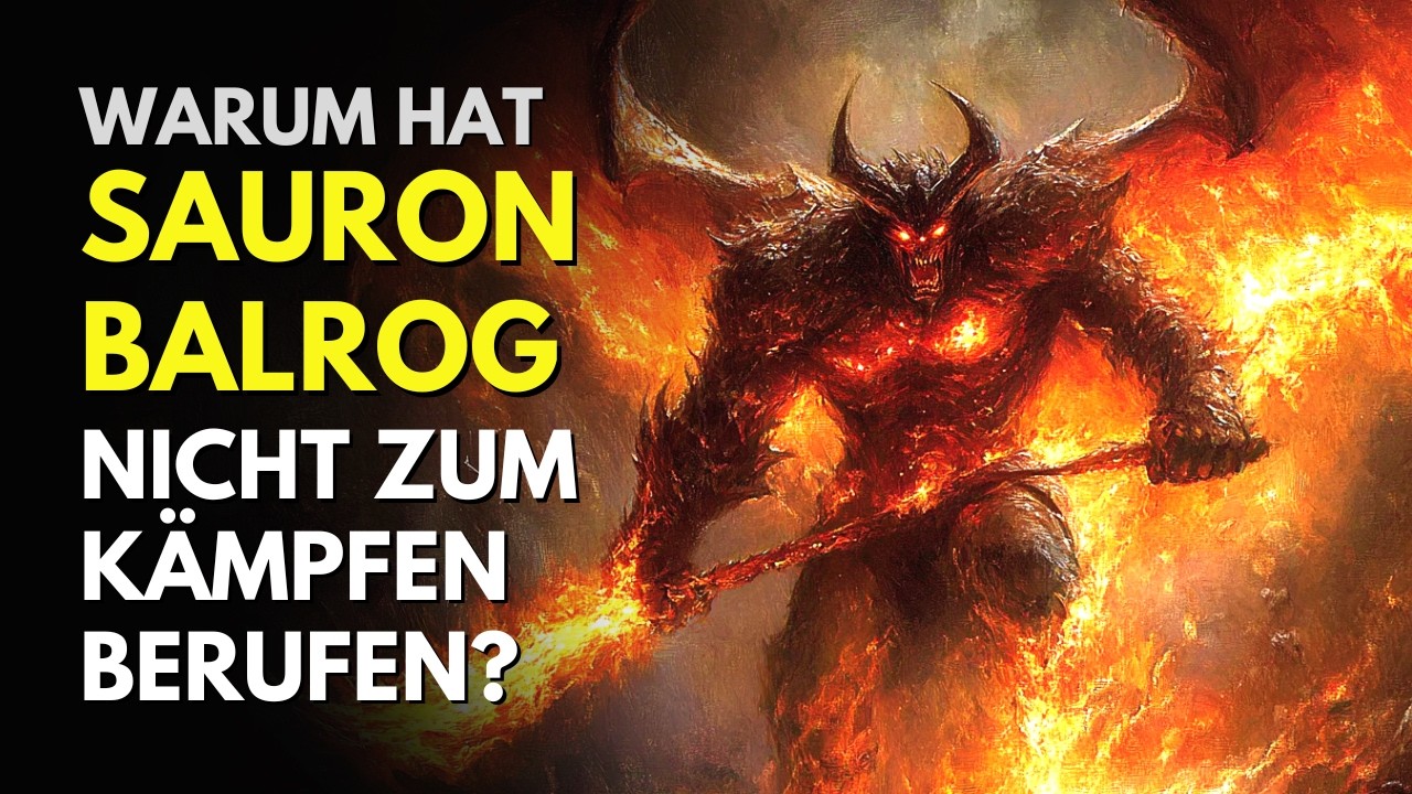 WARUM HAT SAURON BALROG NICHT BERUFEN? - YouTube