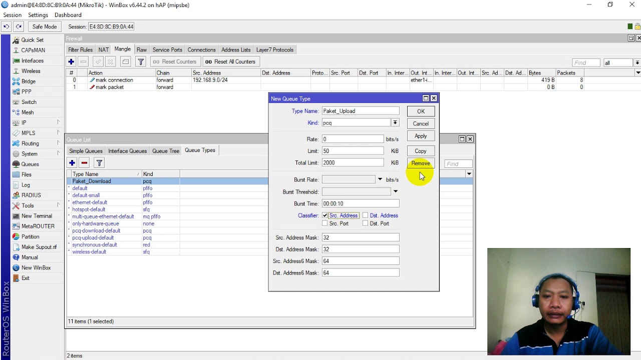 Queue Tree, pcq dan mangle - YouTube