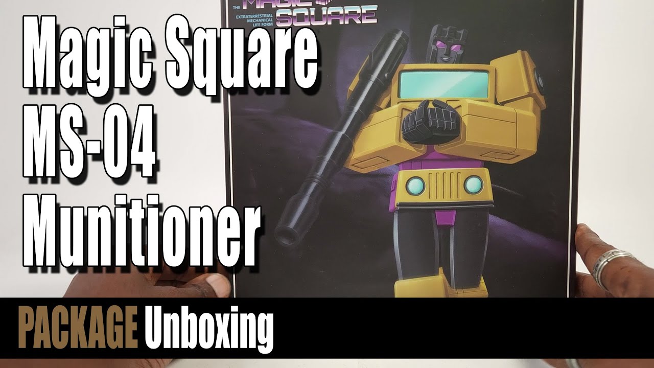 Unboxing: Magic Square MS-04 Munitioner [Swindle]: Rock FX Review - YouTube