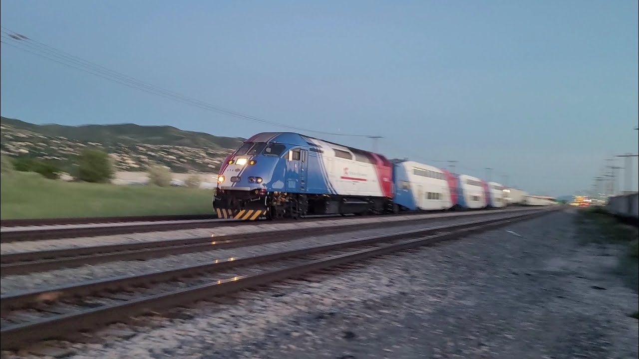 NB Frontrunner passes North Salt Lake, UT 6/5/24 - YouTube