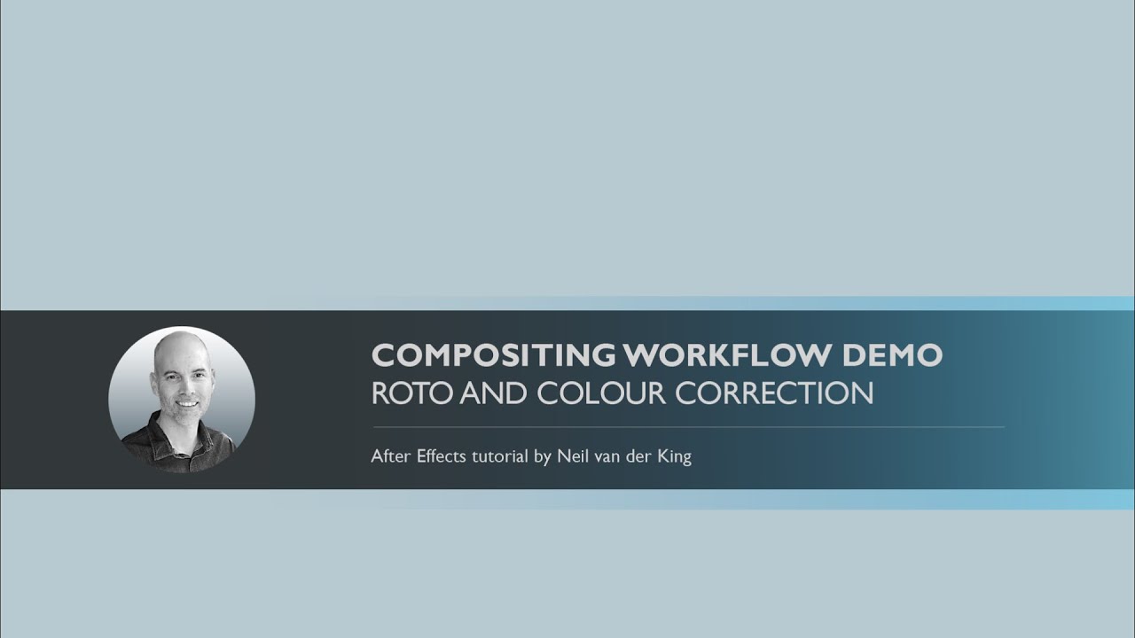 Compositing Demo: Roto and Colour Correction - YouTube