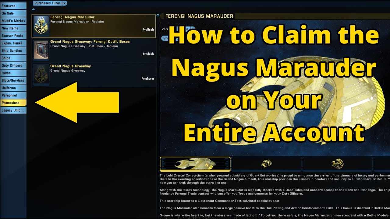 The Nagus Marauder Giveaway is an Account Unlock, Here's How to Claim ...
