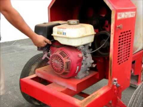 Sold! Multiquip WM90PH8 9' Cubic Feet Plaster Mortar Mixer Honda ...