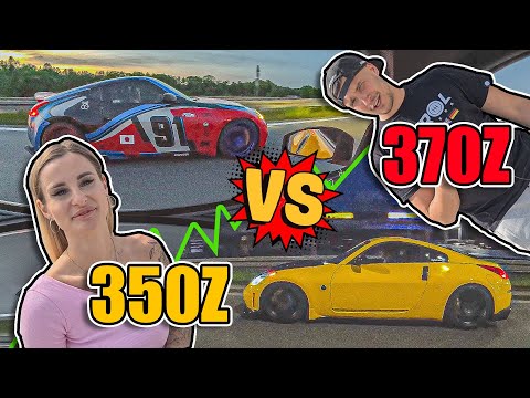 Jagodowy Garaż - Marlenkowe 350Z vs Jagodowe 370Z